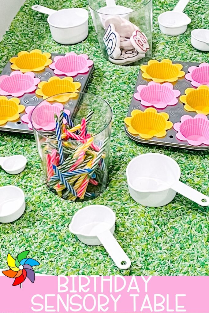 Cupcake Sensory Table PIN - Play to Learn Preschool