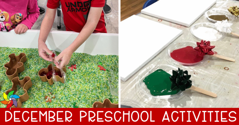 December Preschool Activities - Play to Learn Preschool