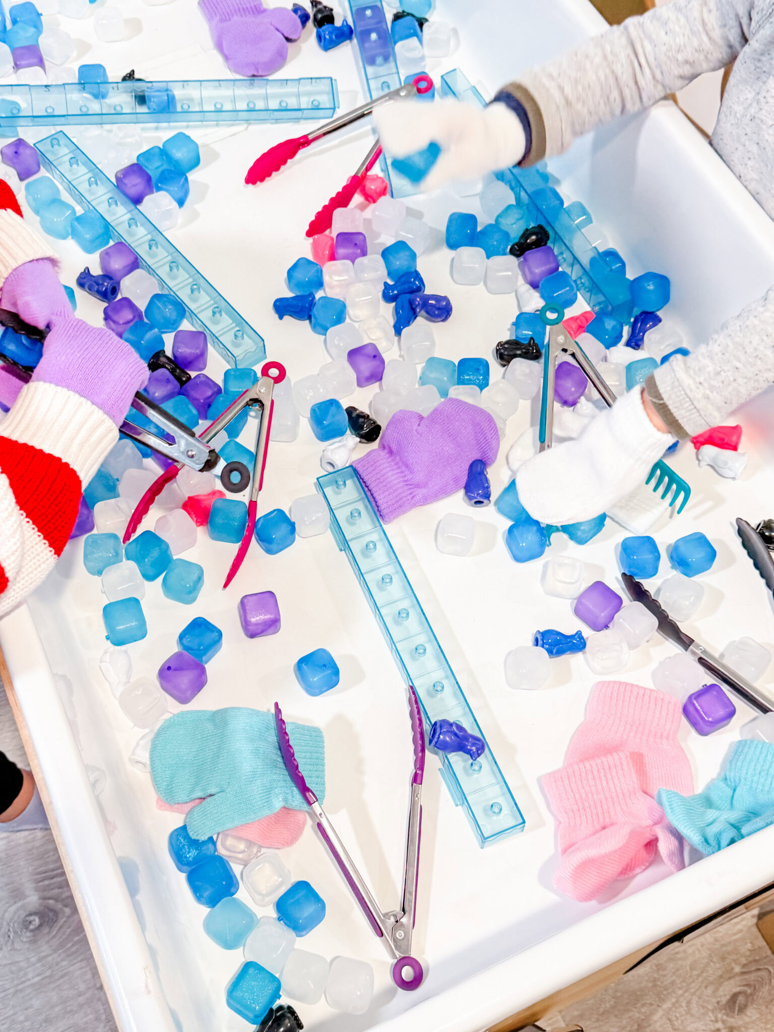Winter Sensory Bins for Preschool - Play to Learn Preschool
