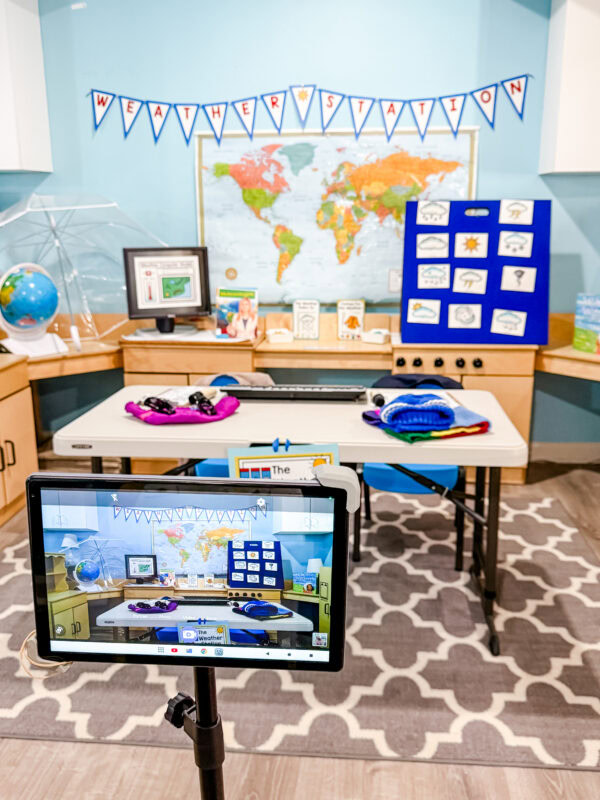 Weather Station Dramatic Play for Preschool Exploration - Play to Learn ...