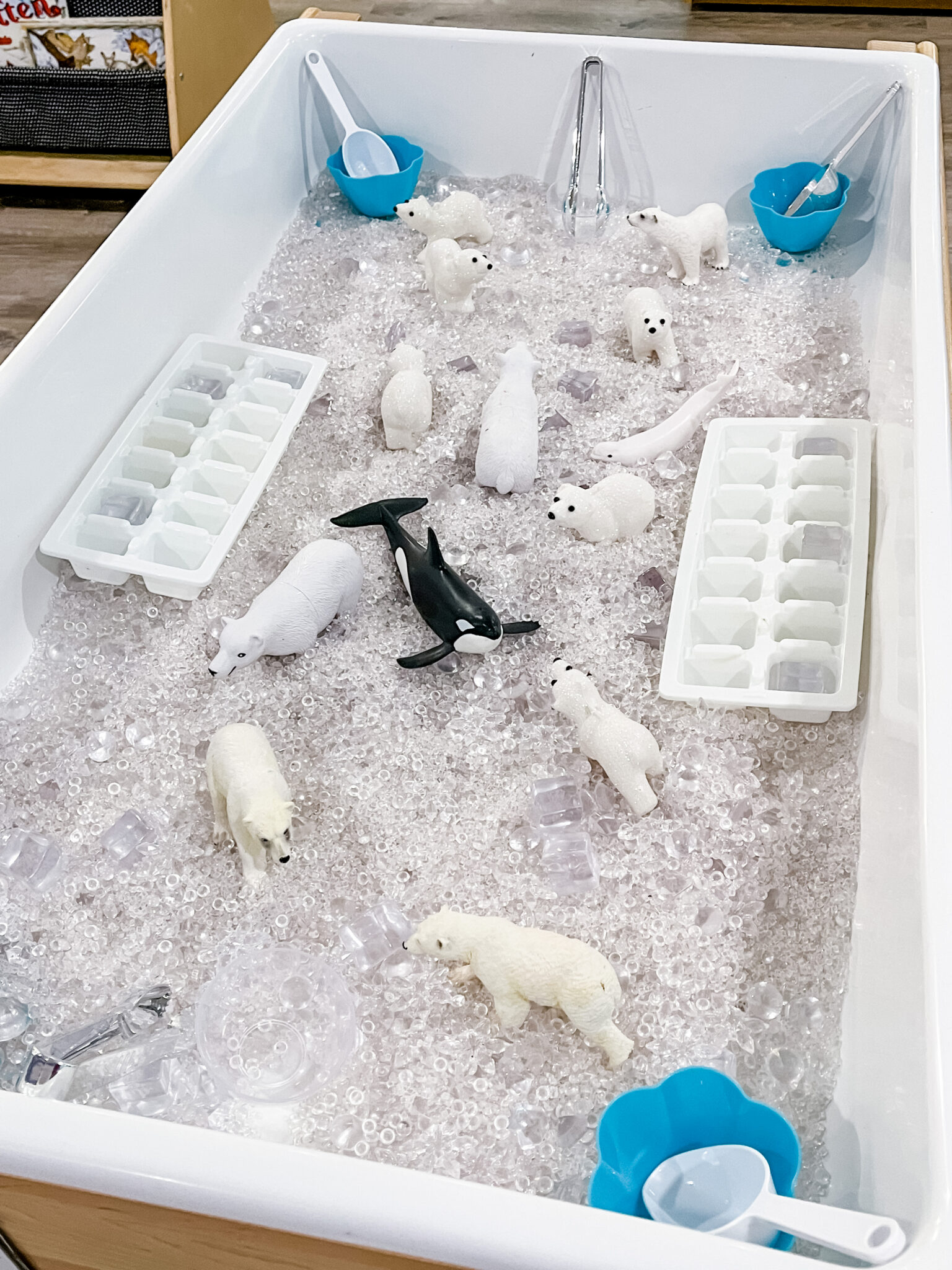 Winter Sensory Bins for Preschool - Play to Learn Preschool