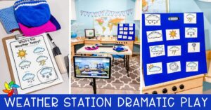 Weather Station Dramatic Play for Preschool Exploration - Play to Learn ...