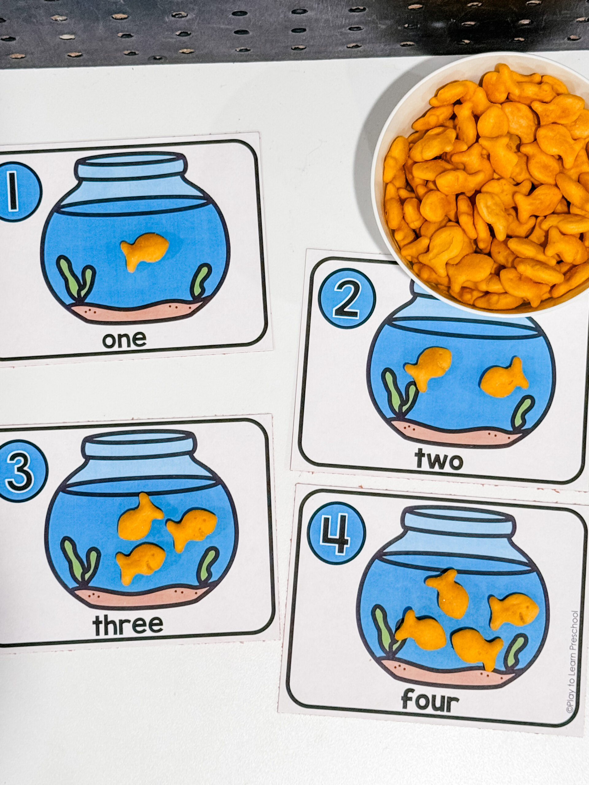Goldfish Cracker Activities - Play to Learn Preschool