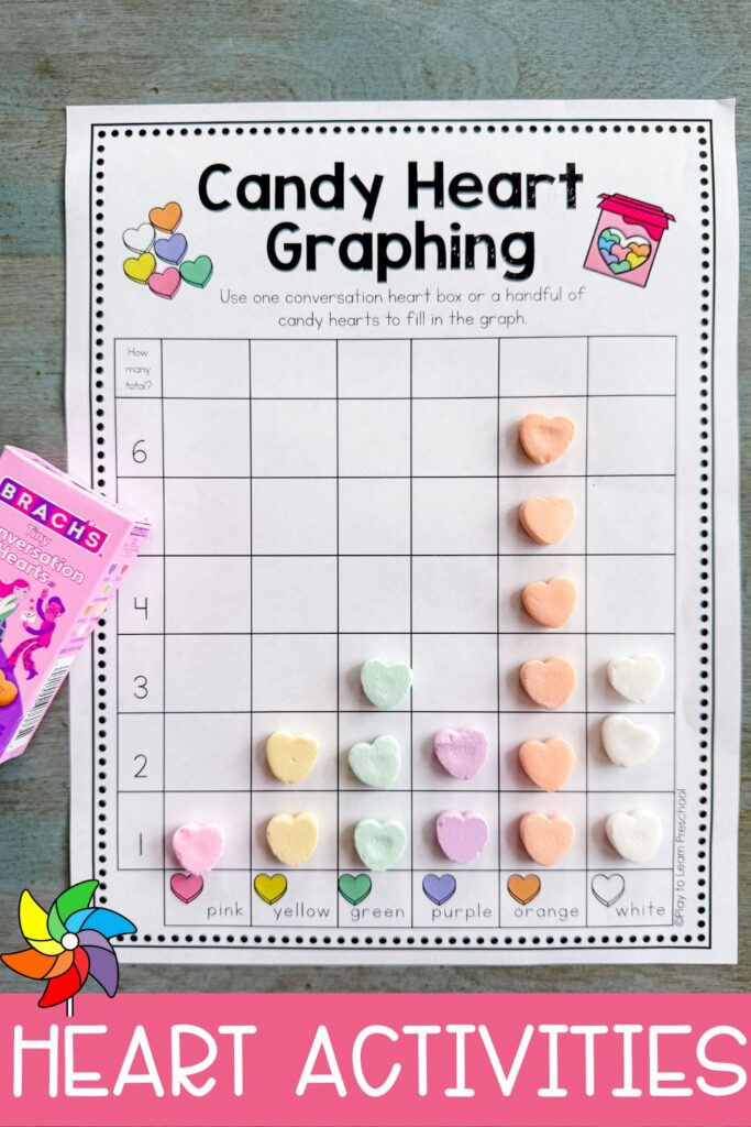 Conversation Heart Activities PIN - Play to Learn Preschool