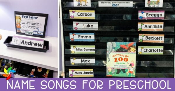 Name Songs for Preschool - Play to Learn Preschool