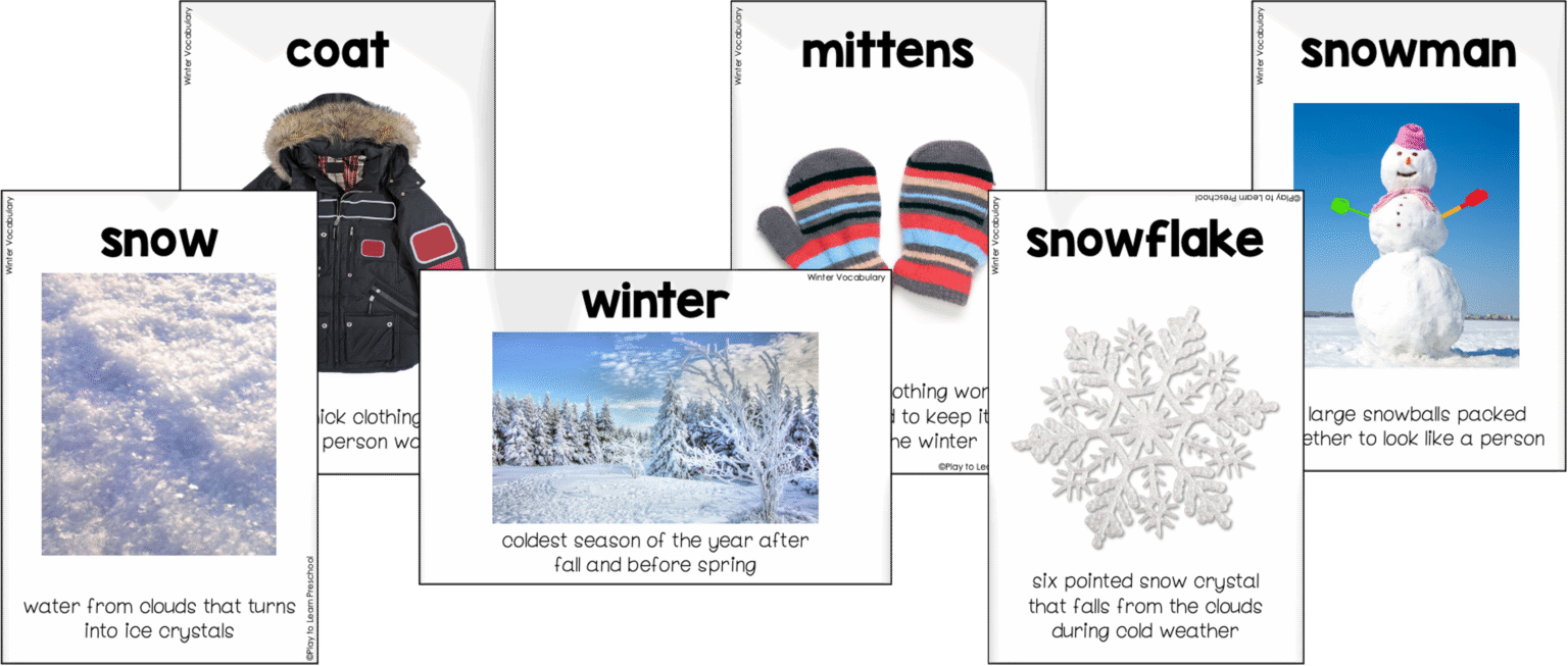 Winter Science Observations for Preschool - Play to Learn Preschool