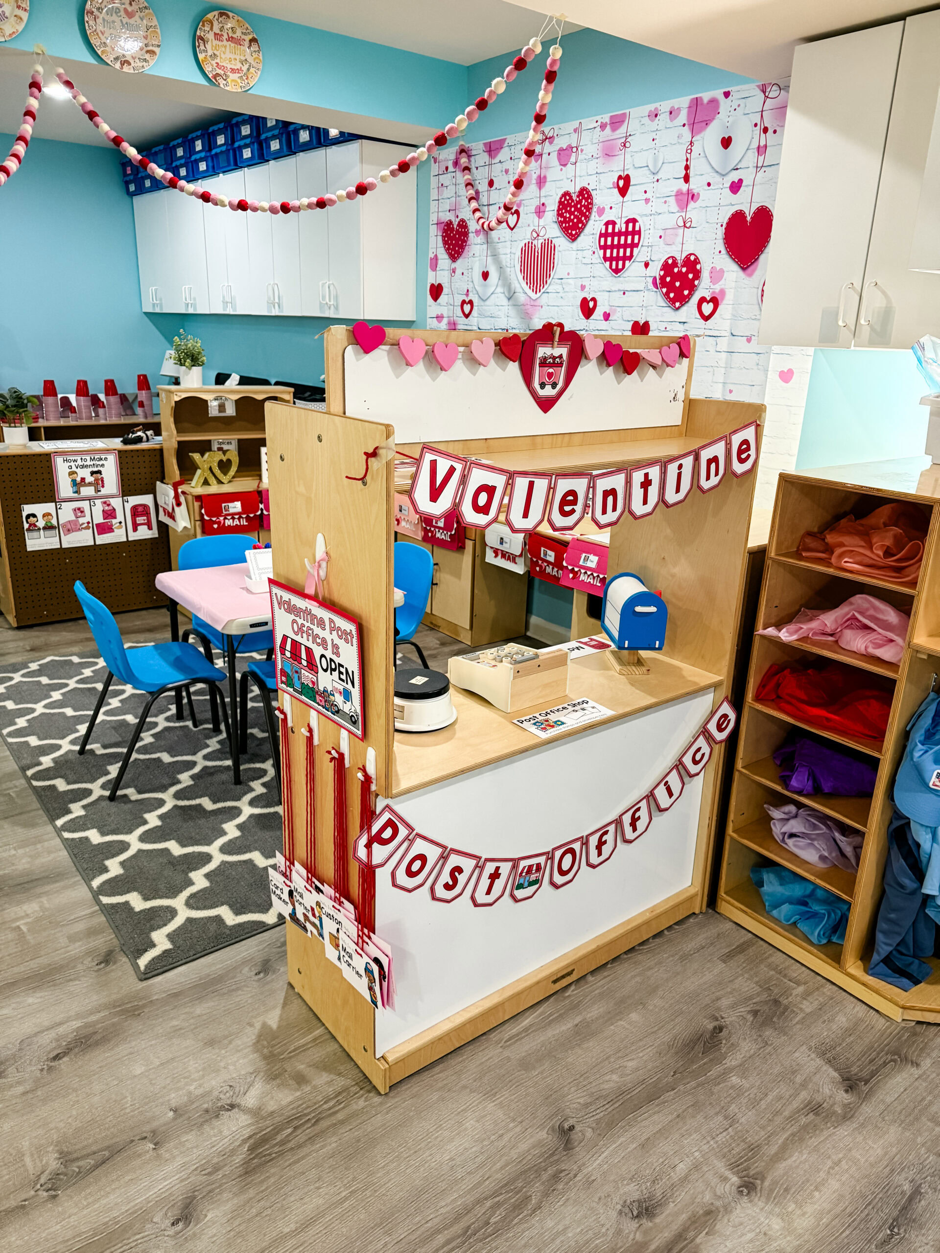Valentine's Day Post Office Centers - Play to Learn Preschool