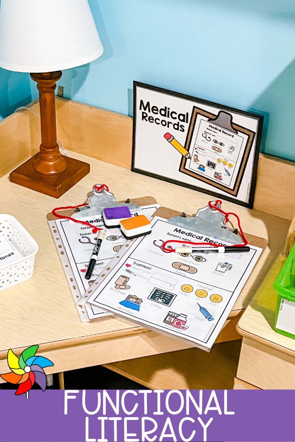 functional literacy pin - Play to Learn Preschool
