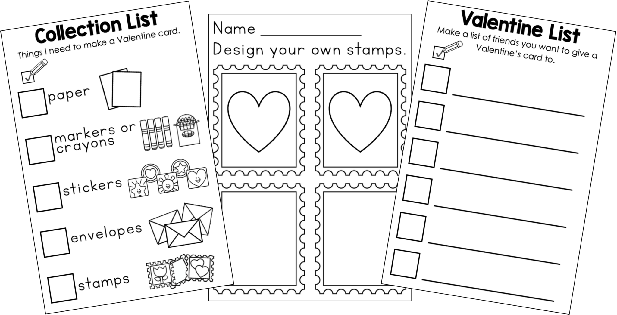Valentine's Day Post Office Centers - Play to Learn Preschool