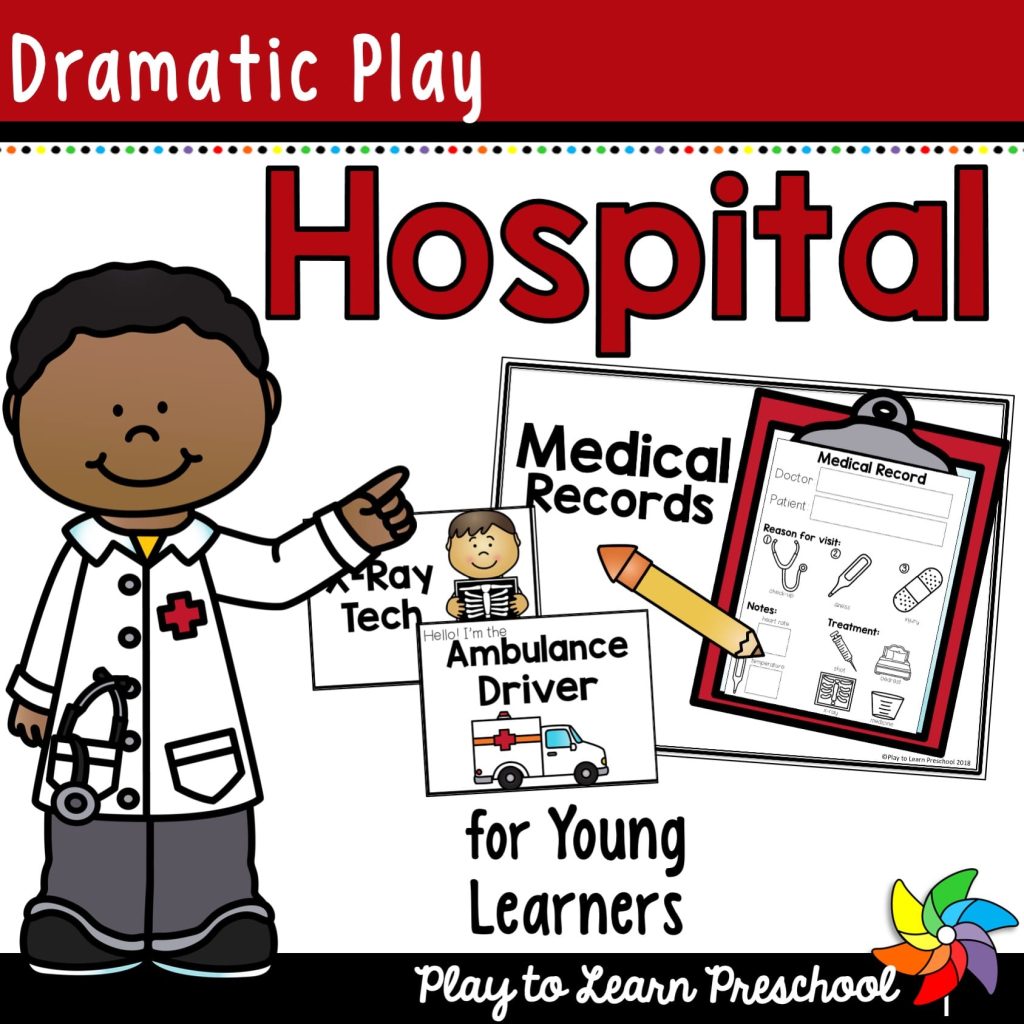 Hospital Dramatic Play Center for Preschoolers