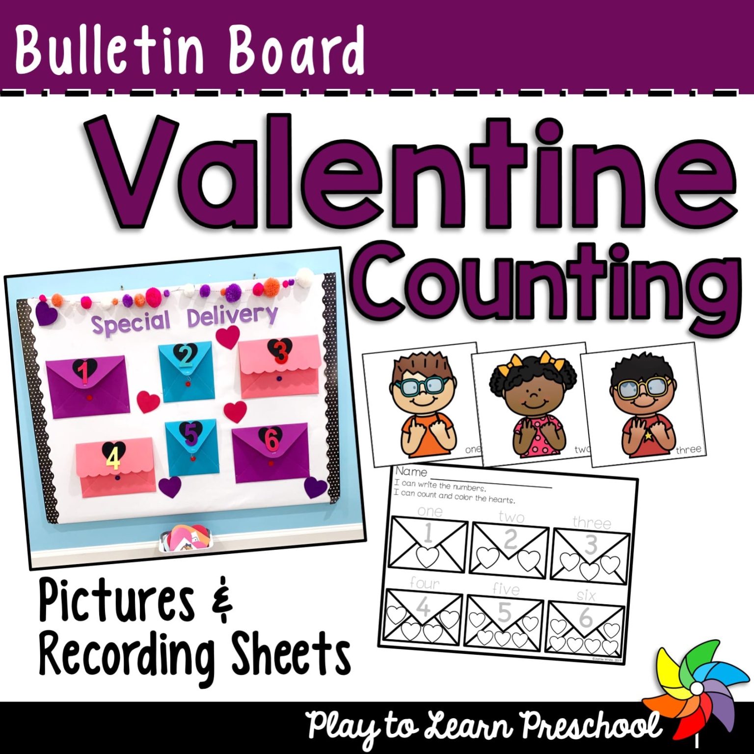 Valentine Bulletin Board - Play to Learn Preschool