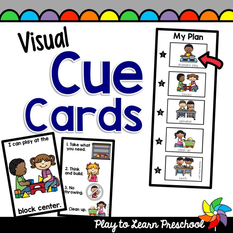 Visual Cue Cards in the Preschool Classroom