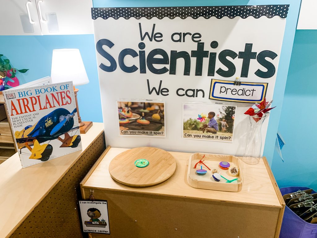 Preschool Science Centers - Force and Motion Unit 2 - Play to Learn ...