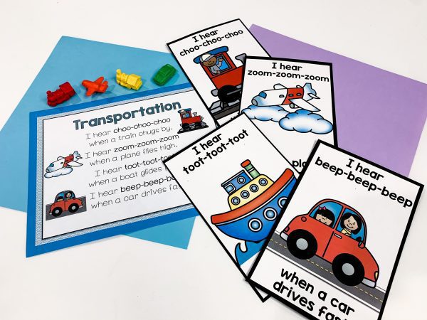 Transportation Preschool Unit for Circle Time - Play to Learn Preschool ...