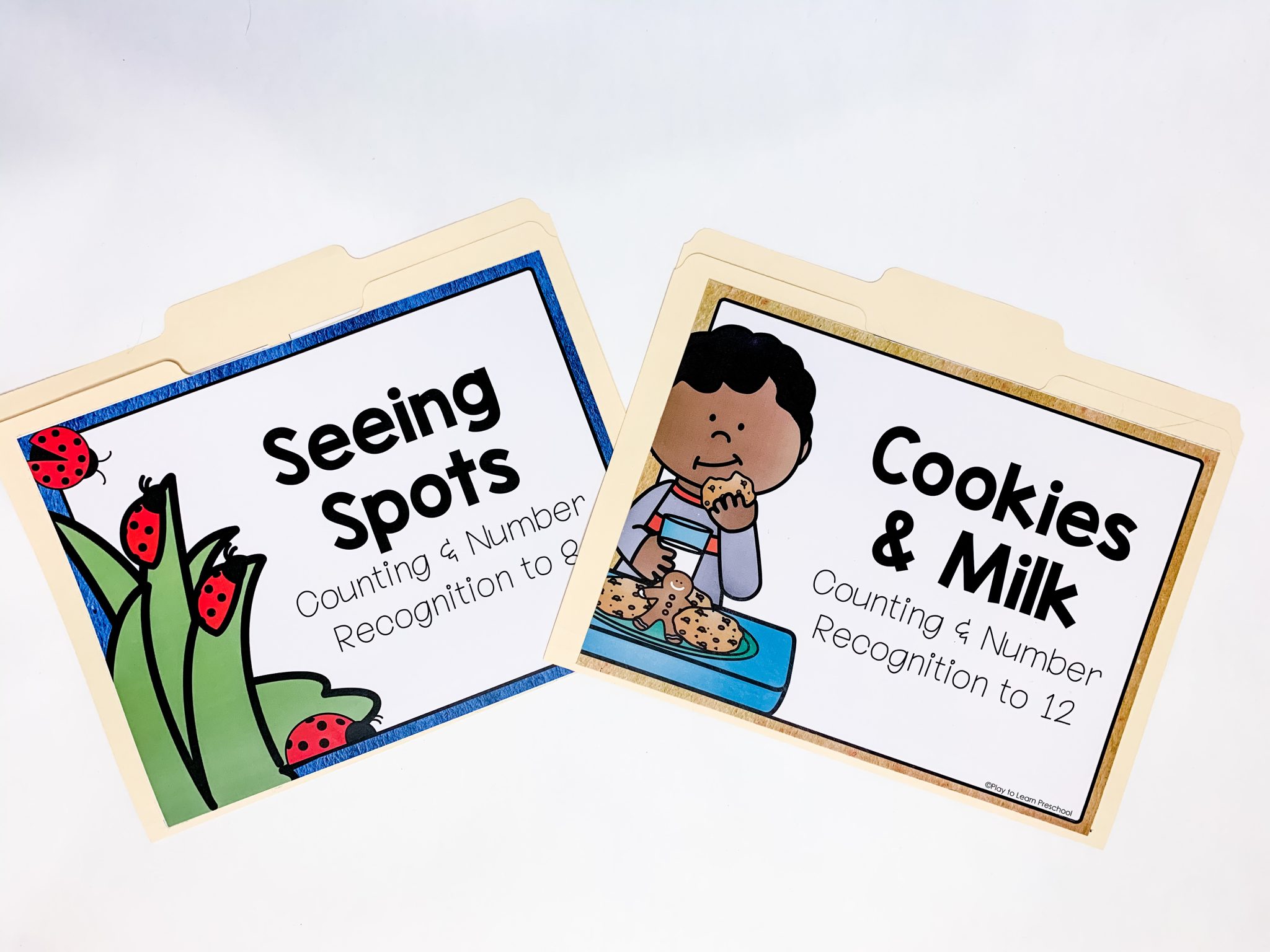 Counting Practice - Folder Games - Play to Learn Preschool