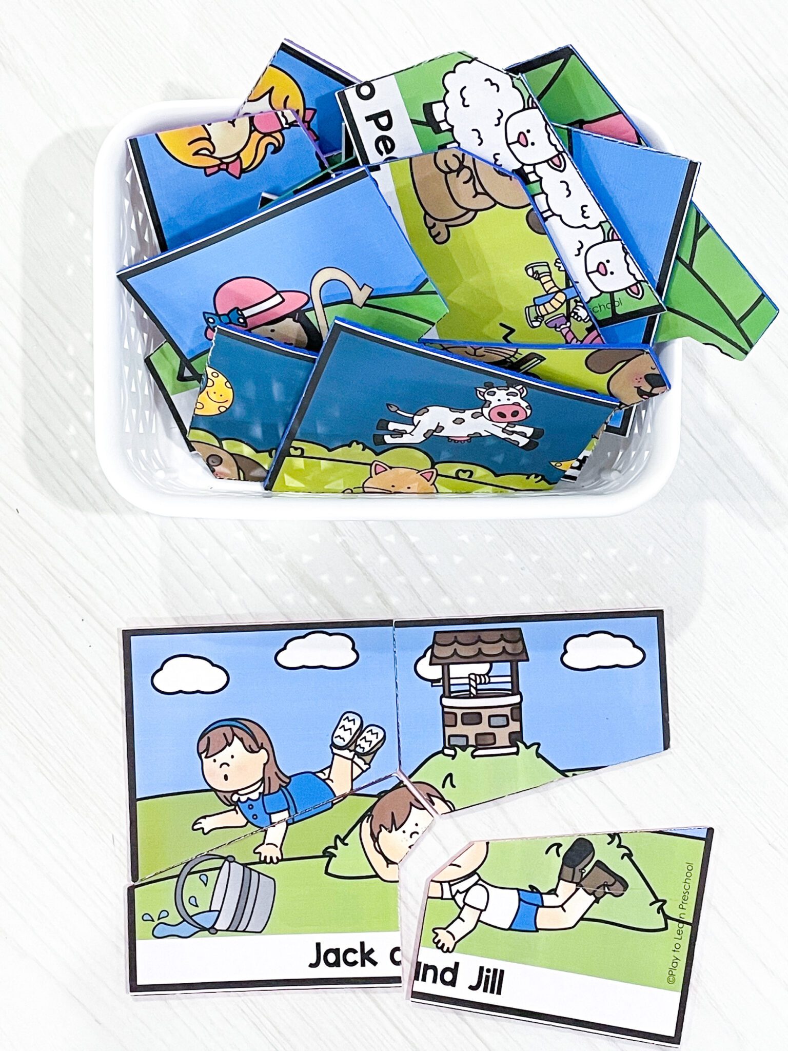 Nursery Rhyme Puzzles - Play to Learn Preschool