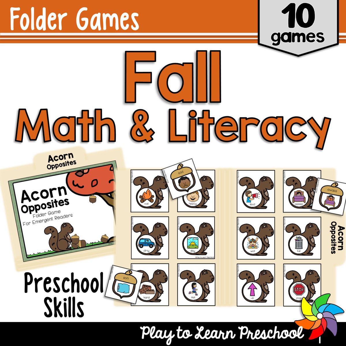 Fall Folder Games Preschool Skills Play To Learn Preschool