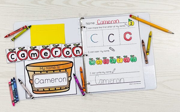 September Name Activities for Preschoolers - Play to Learn Preschool