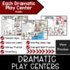 Dramatic Play Pretend Play Printables Growing Bundle for Preschool ...