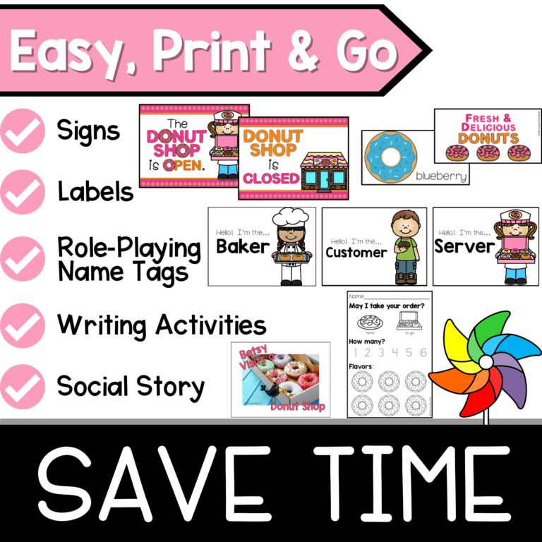Donut Shop Dramatic Play - Play to Learn Preschool Preschool