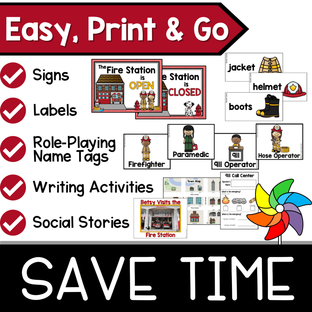 Fire Station Dramatic Play - Play to Learn Preschool