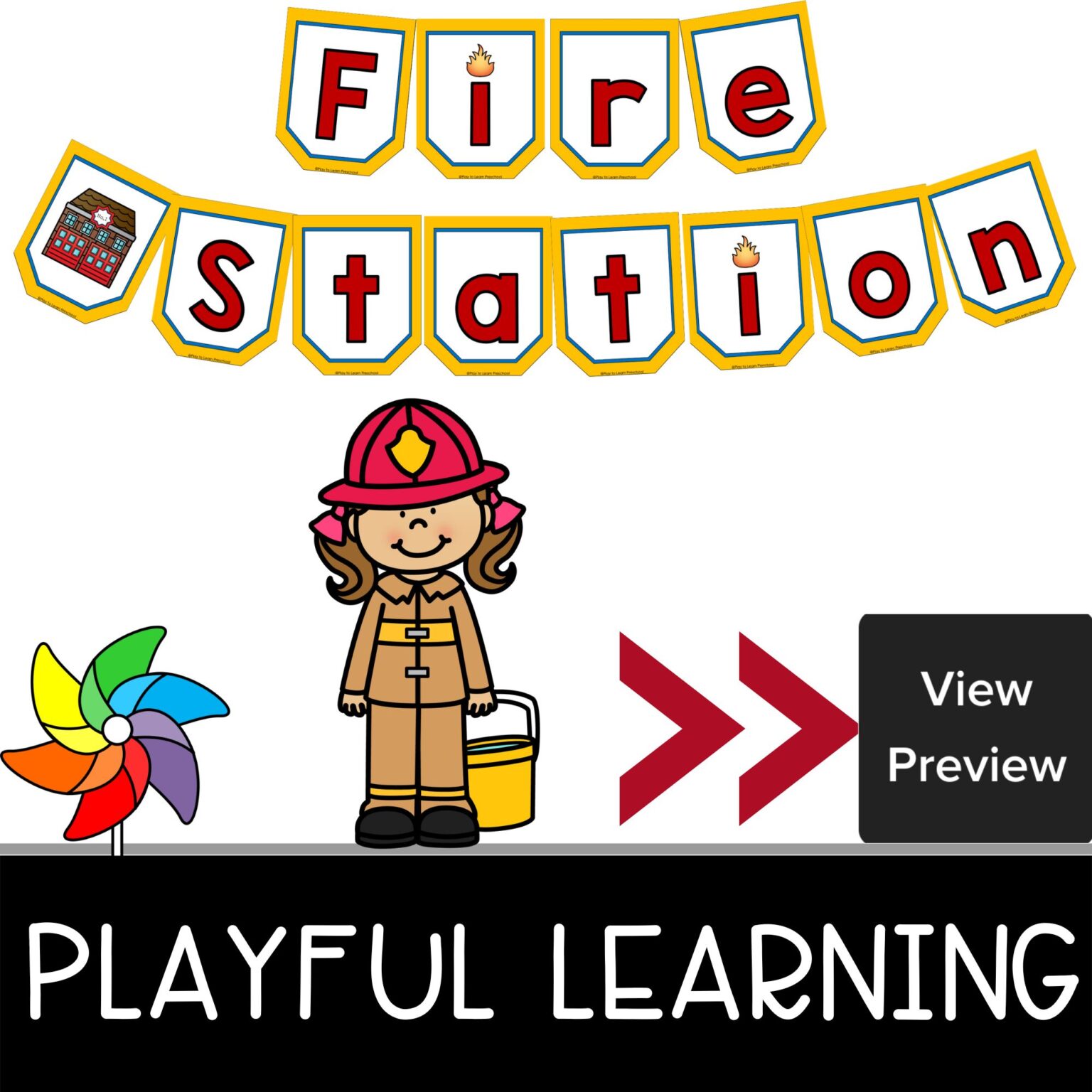 FIre Station DP THUMBNAIL - Play to Learn Preschool