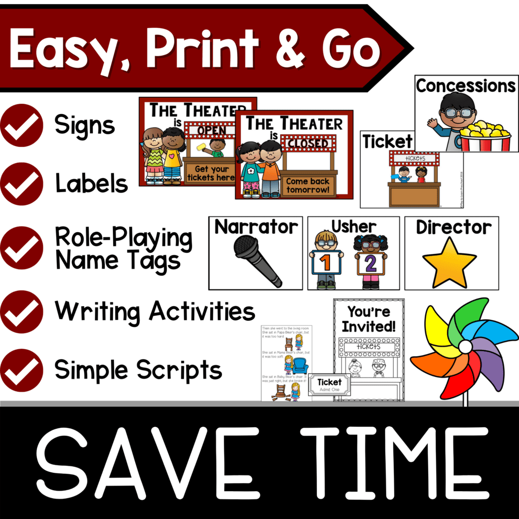 Theater Dramatic Play Fairy Tales - Play to Learn Preschool Preschool