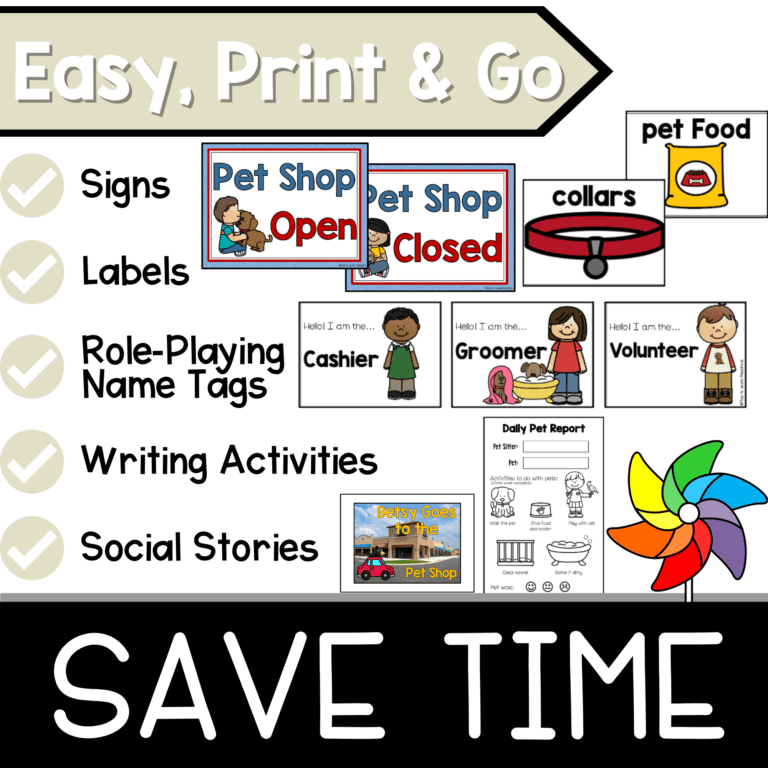 Create a Fun Pet Shop Dramatic Play | Play to Learn Preschool