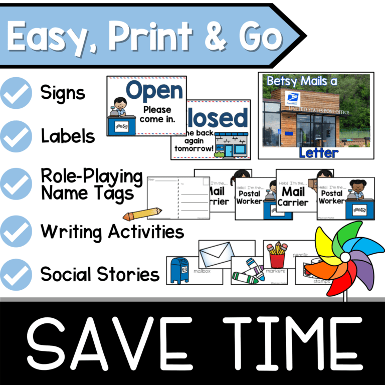 Create an immersive Post Office Dramatic Play Experience