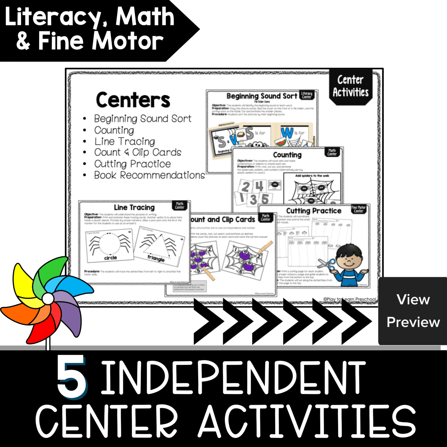 Spiders Preschool Unit - Play to Learn Preschool