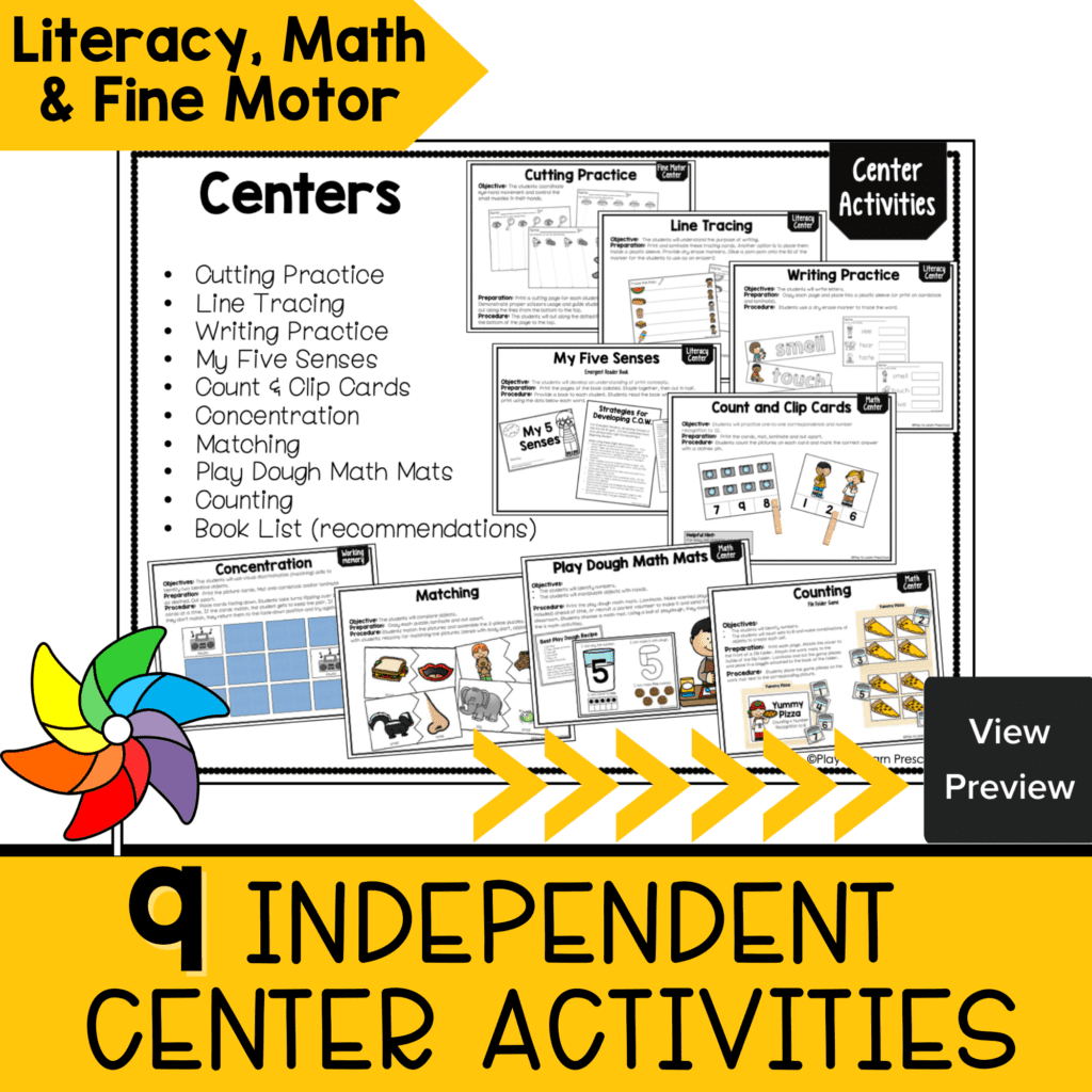 5 Senses Preschool Unit for Circle Time - Play to Learn Preschool Preschool