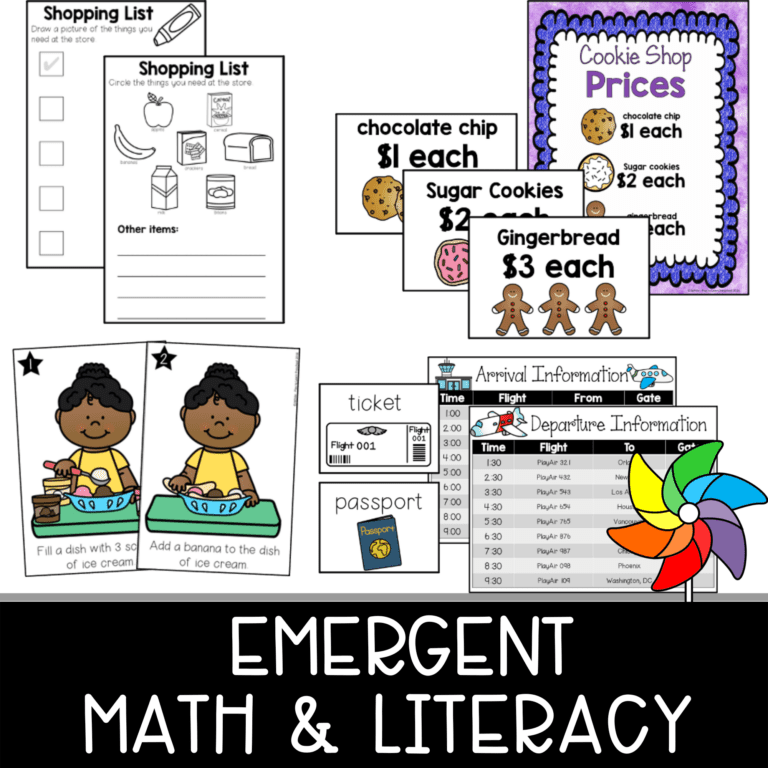 Preschool Dramatic Play Activities & Printables - Bundle #1 - Play to ...