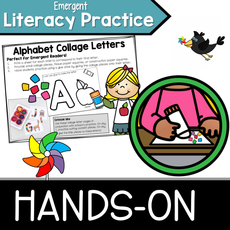 Alphabet Collage Letters - Play to Learn Preschool printable resource
