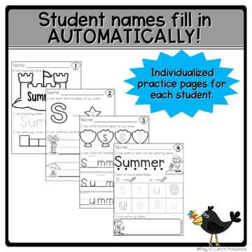 Editable Monthly Name Activities: Seasonal Literacy Practice for ...