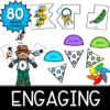 Math & Literacy Centers - 4 Seasons Preschool PreK BUNDLE Hands-On ...