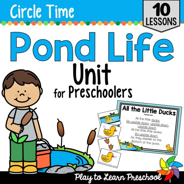 Pond Activities and Centers for Preschoolers