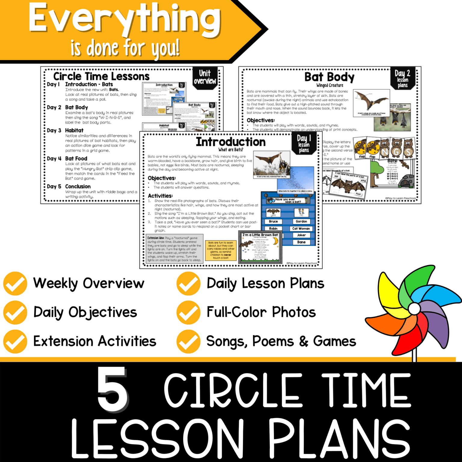 Bat Activities for Preschool and Pre-K - Play to Learn Preschool