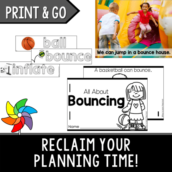Does It Bounce? Preschool Science Center - Play to Learn Preschool