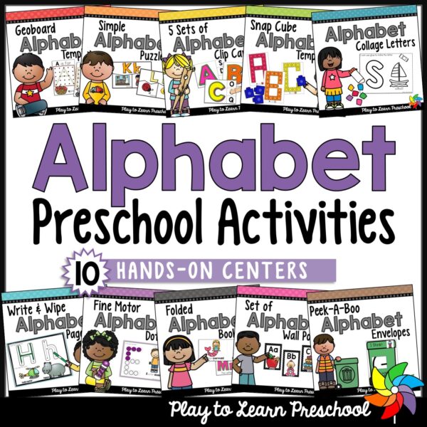 Fun Alphabet Centers for Preschool | Play to Learn Preschool