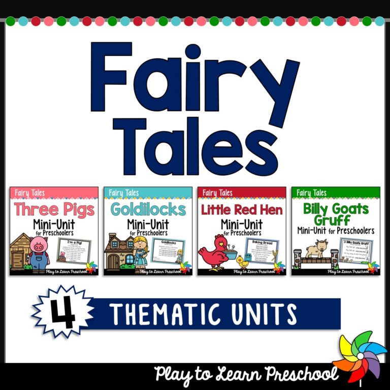 Fairy Tales - Preschool Units - Play to Learn Preschool