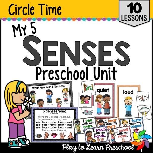 5 Senses Activity - Sound Matching Game for Preschoolers