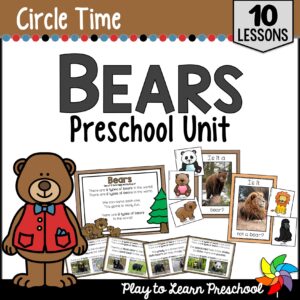 Preschool Bear Activities - Play to Learn Preschool