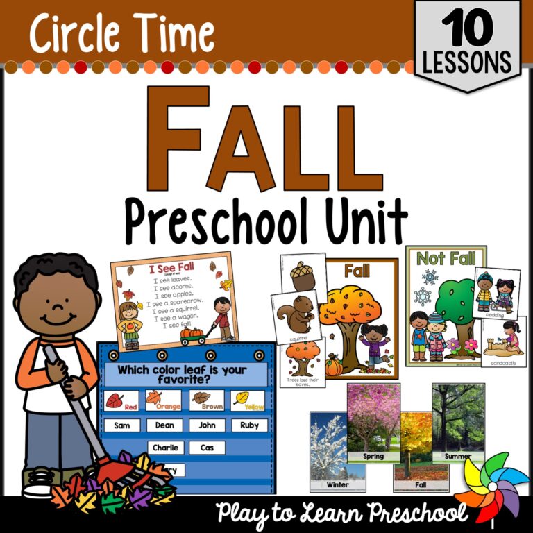 Engaging Fall Lesson: Activities and Worksheets for Preschool
