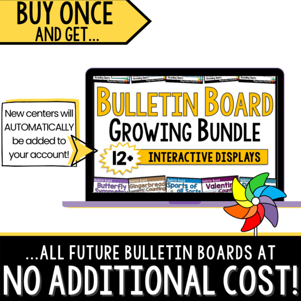 Bulletin Board Printables for Preschool PreK - Growing Bundle - Play to ...