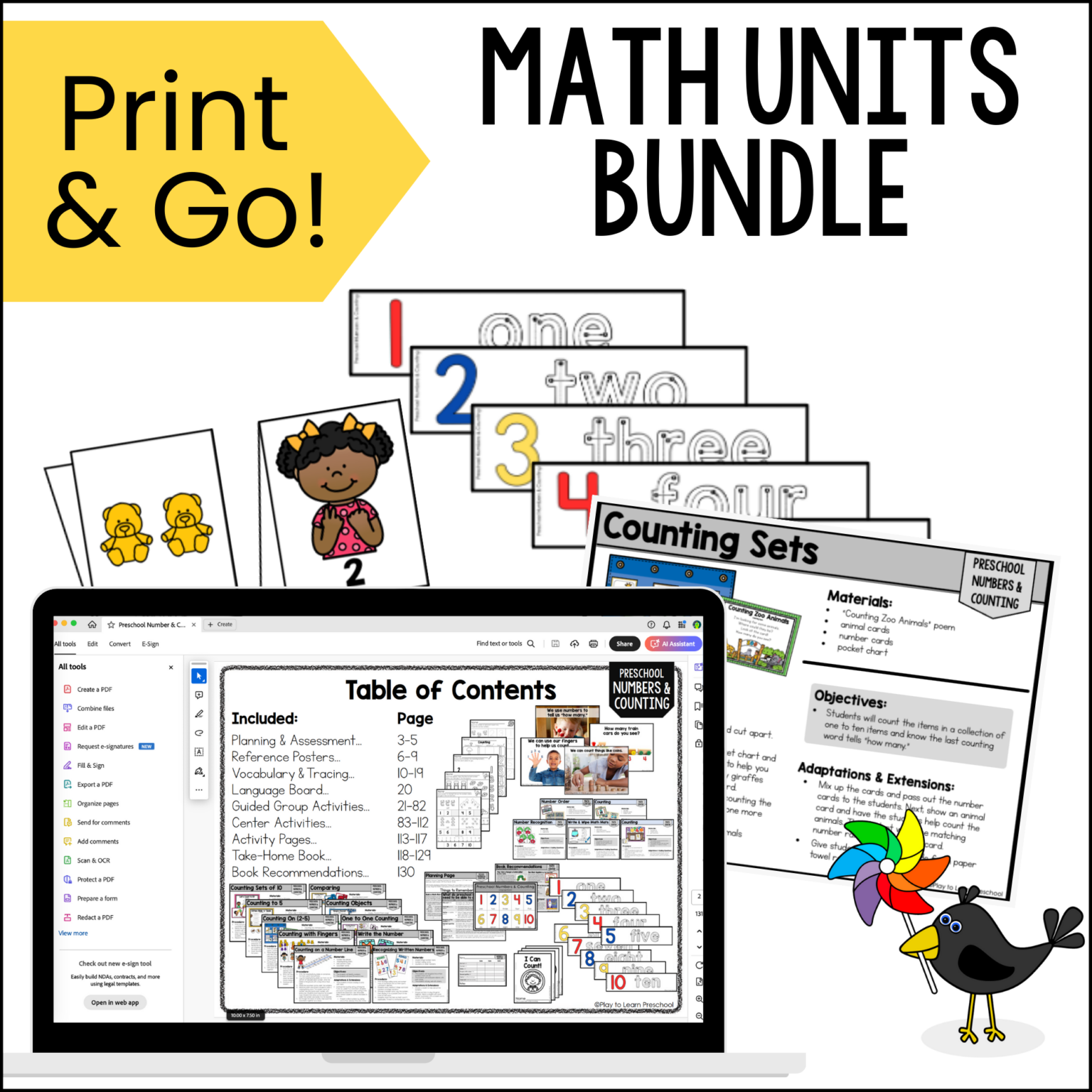 Year-Long Preschool Math Curriculum: Units, Activities, & Lesson Plans ...