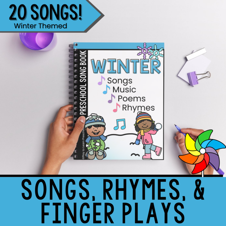 Winter Preschool Song Book - Songs, Rhumes, and Poems for Preschool ...