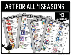 Seasonal Art Book Bundle PREVIEW - Play to Learn Preschool