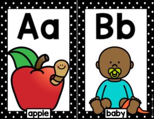 Alphabet Wall Cards - Play to Learn Preschool