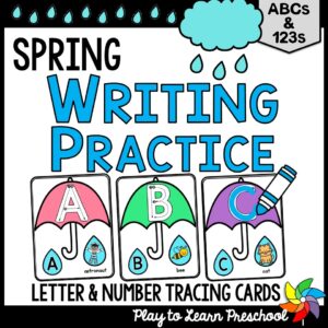Spring Writing Practice - Play to Learn Preschool