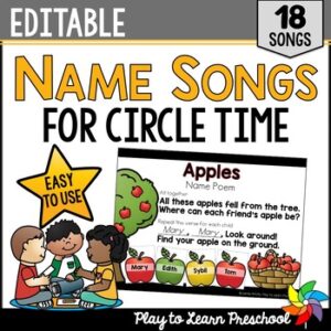 Name Songs for Preschool - Play to Learn Preschool